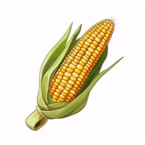Corn Cartoon Vector Premium Ai Generated Vector