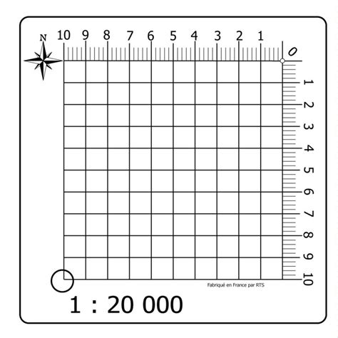 Carré de report de point Fabriqué en France