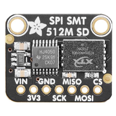 Adafruit Spi Flash Sd Card Xtsd 512 Mb Micro Robotics