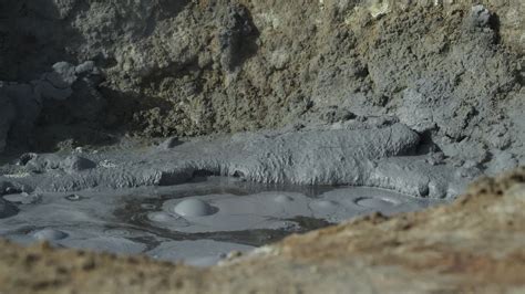 Hot Springs And Bubbling Poolsof Liquid Mud A Deadly Trap