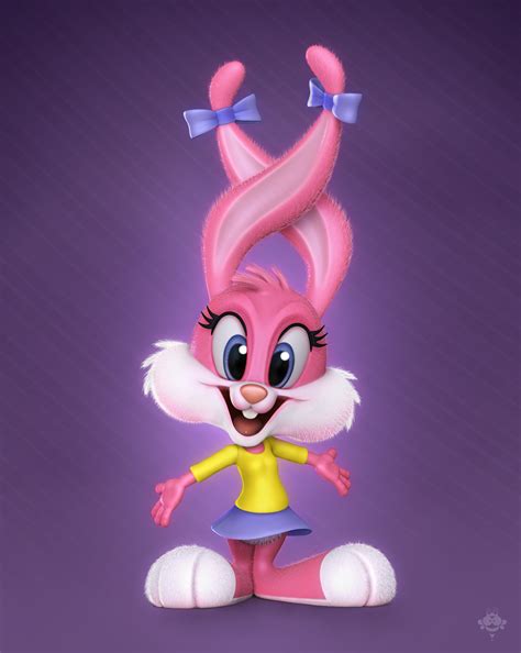 3d Modeling Babs Bunny On Behance