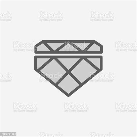 鑽石欄位輪廓圖示元素2顏色簡單的圖示細線圖示用於網站設計和開發應用開發高級圖示向量圖形及更多圖示圖片 圖示 外型 寶石 Istock