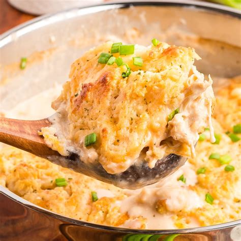I Made This Crack Chicken Soup With Cheddar Bay Biscuit Topping The