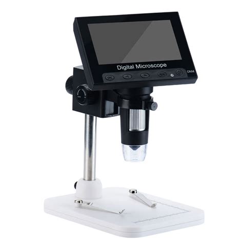 Dm4 1000x 4 3 Inch Portable Desktop Screen Magnifier Digital Microscope Microscope X
