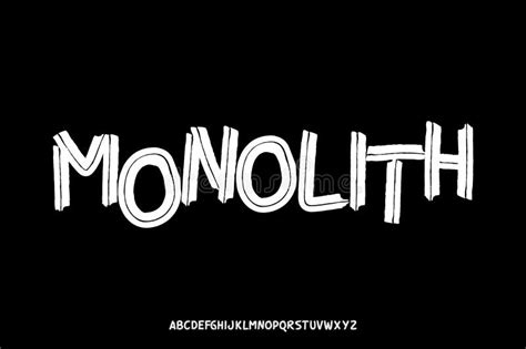 Decorative Inline Brush Stroke Old Style Font Vector Stock Vector Illustration Of Written