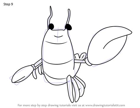 How To Draw Snapping Shrimp From Octonauts Octonauts Step By Step