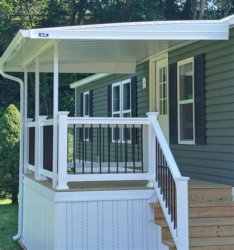 Aluminum Porch Awnings For Mobile Homes Homemade Ftempo
