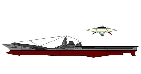 戦艦 帝国 多次元制圧汎用戦艦「常壊」と飛行国家「レインボーコッメト」 七条の鋼玉のイラスト Pixiv