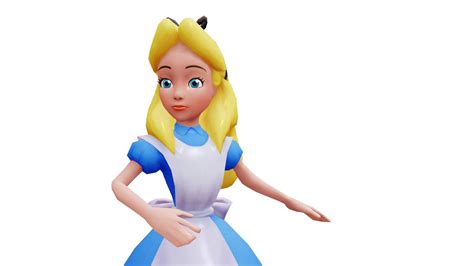 Alice In Wonderland Rigged By Animhoe Mmd Dl By Animhoe On Deviantart