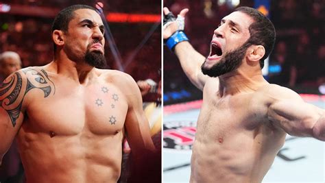 UFC Arabie Saoudite Khamzat Chimaev Malade Ikram Aliskerov Le