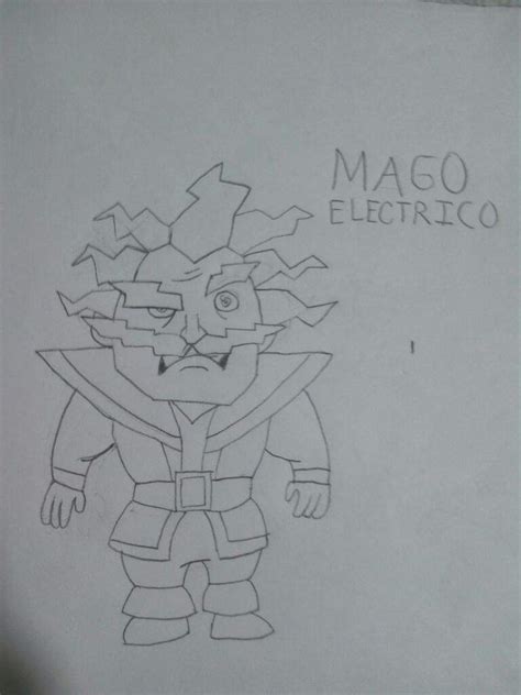 Dibujos De Clash Royale Mago Electrico Para Colorear Vsun