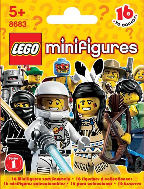 Bricker Конструктор Lego 8683 Минифигурки серия 1 {Случайный пакет} Minifigures Series 1