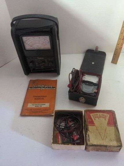 Simpson Volt Ohm Milliammeter Model 270 Triplet Mighty Mite Vom Model