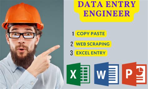 do web scraping copy paste pdf to word excel data entry by