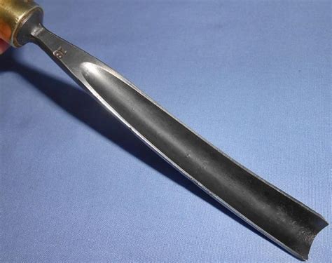Antique S J Addis Curved 5 8 Wood Carving Gouge Chisel Old Vintage