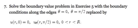 Solve The Boundary Value Problem In Exercise With Chegg