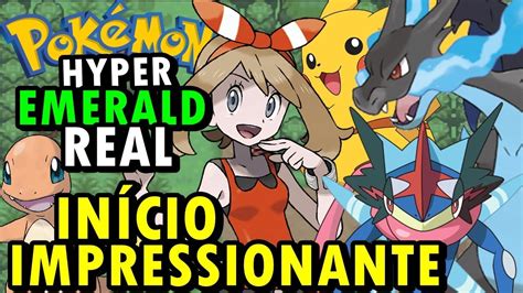 Pokemon Hyper Emerald Real Hack Rom GBA O Início Grandioso YouTube