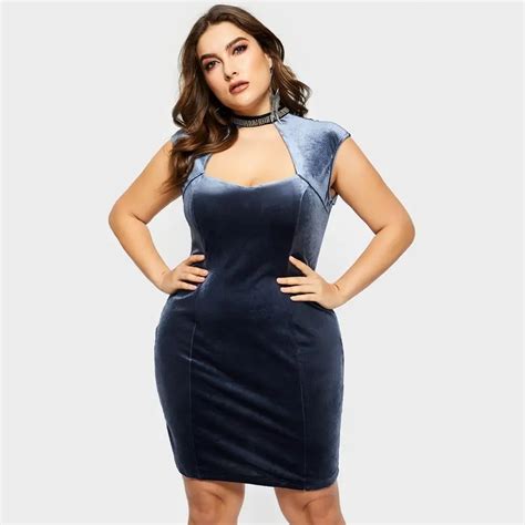 Women Mini Dresses Elegant Casual Sexy Travel Beach Velvet Plus Size