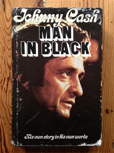 Man In Black By Johnny Cash Very Good Hardcover 1975 1st Edition
