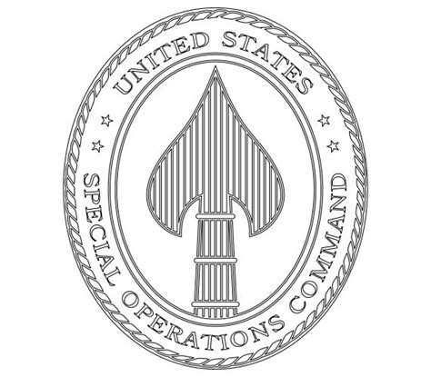 Us Special Operations Command Vector Files Dxf Eps Svg Ai Crv Etsy