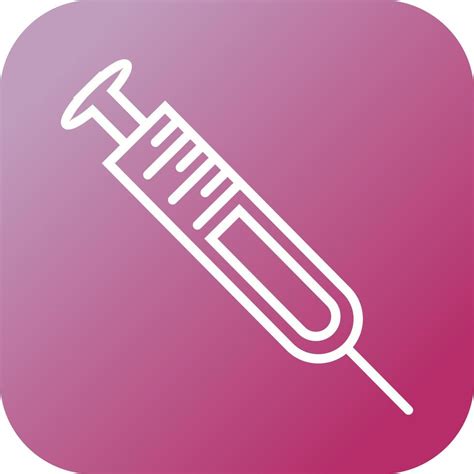Beautiful Syringe Vector Line Icon 17200505 Vector Art At Vecteezy