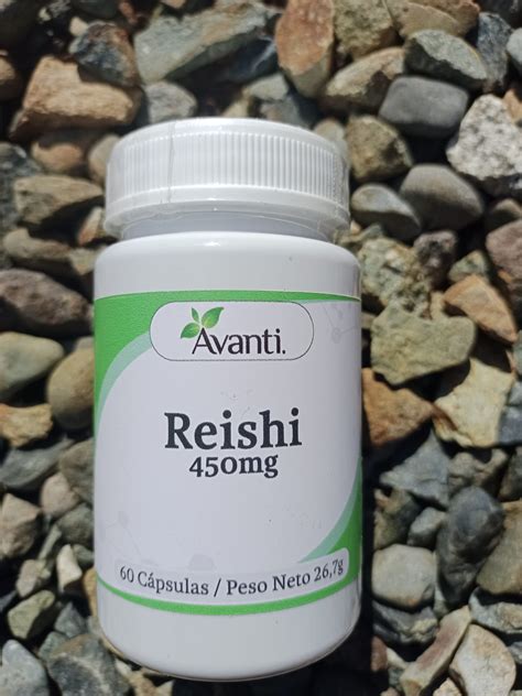 Hongo Ganoderma Reishi 60 Capsulas 450mg Sanate Chile