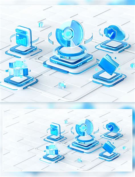 3d磨砂玻璃风商务科技风办公数据背景图 5426905533