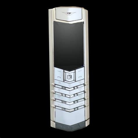 Vertu Signature S White Gold Alligator