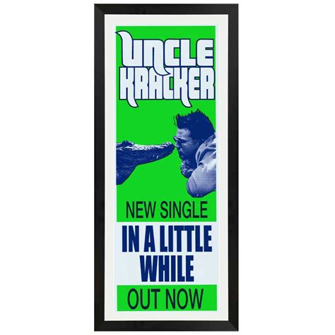 Uncle Kracker In A Little While Promotional Vintage Daybill Poster F Exclusivesignings