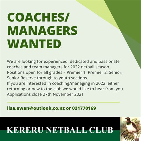 A Message From Kereru Christchurch Netball Centre