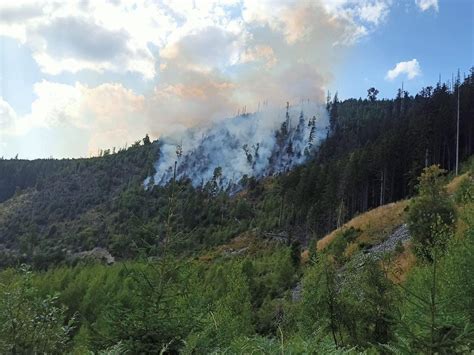 Другий день рятувальники гасять пожежу на Франківщині Інформатор
