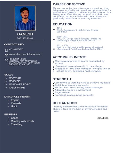 Ganesh Resume Pdf