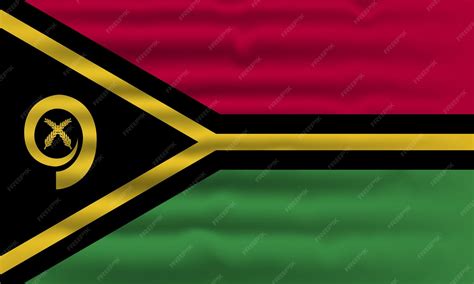 Premium Vector Vanuatu National Flag Design Flag Of Vanuatu