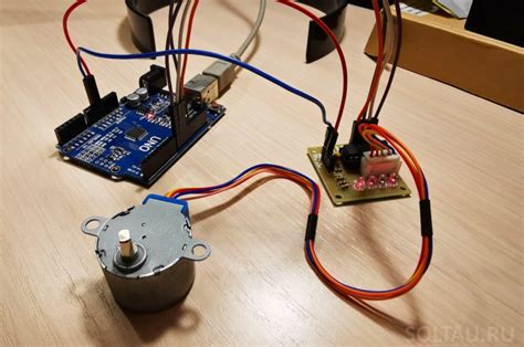 Как подключить шаговый двигатель от принтера к ардуино