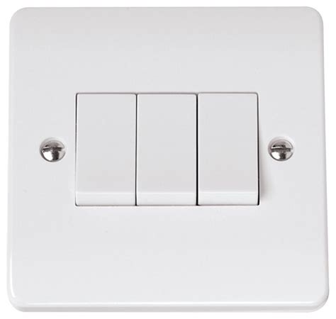 Light Switch 3 Gang 2 Way Mode Cpc