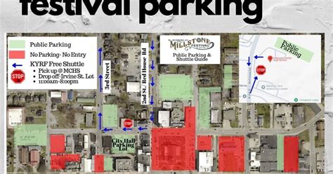 Millstone Festival Parking Map