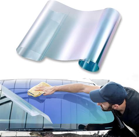 Xhuangtech Car Tints For Window 70 Vlt Blue Window Tint