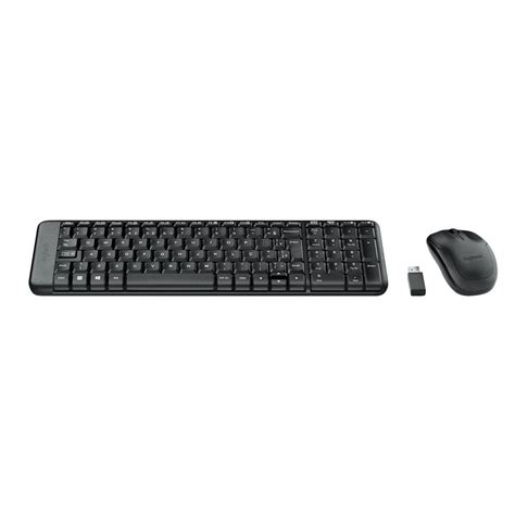 Combo Teclado E Mouse Sem Fio Logitech Mk220 Kabum