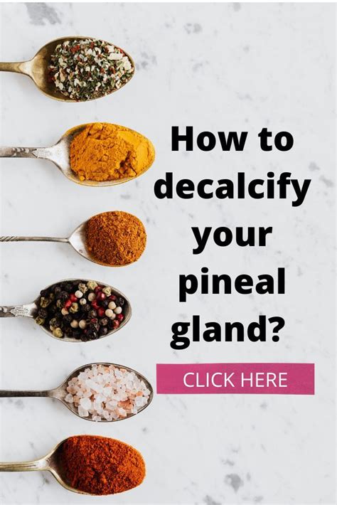 How To Decalcify Pineal Gland Decalcify Pineal Gland Pineal Gland Gland