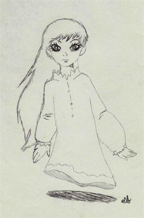 How To Draw Ghost Girl