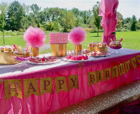 Pink And Gold Princess Birthday Party Craft My World