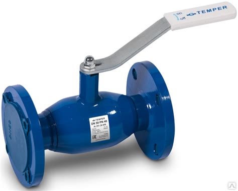 Кран шаровый DN80 PN 16 Temper фланец/фланец полный проход серия 293 ...