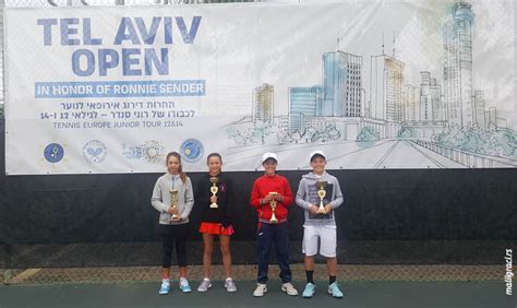 Milan Matovic Tim Vaisman Addison Comiskey Sapir Cohen Tel Aviv Open In Honor Of Ronnie Sender