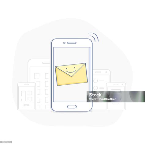 Nouvelle Notification De Message Lettre De Boîte De Réception Vecteurs