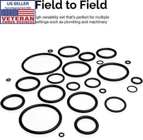 407 Piece Buna N O Ring Kit 32 Sae Sizes Ebay