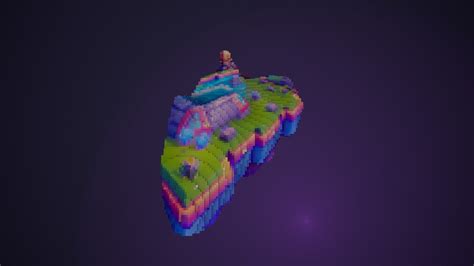 Artstation Voxel World Start 1000 Fbx Kit Resources