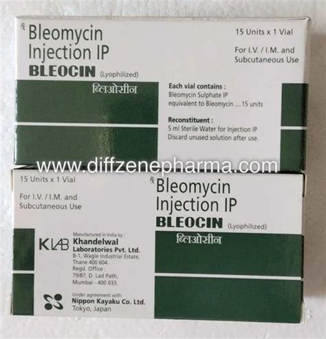 Bleomycin Injection Ip At Rs 750 Vial In Bardoli Id 2850554842973