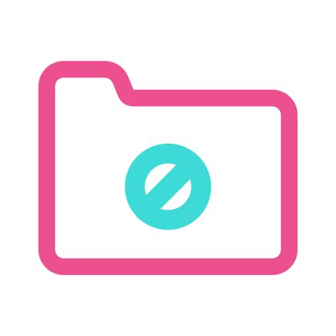 Restricted Generic Outline Color Icon