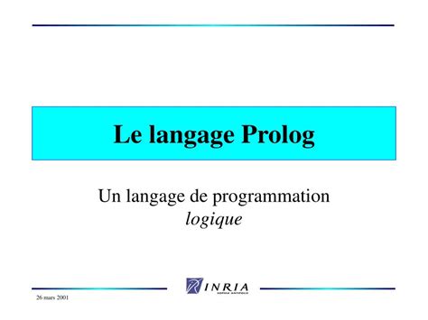 Ppt Le Langage Prolog Powerpoint Presentation Free Download Id5398392