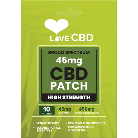Cbd Patches Cannabidiol Patches High Strength